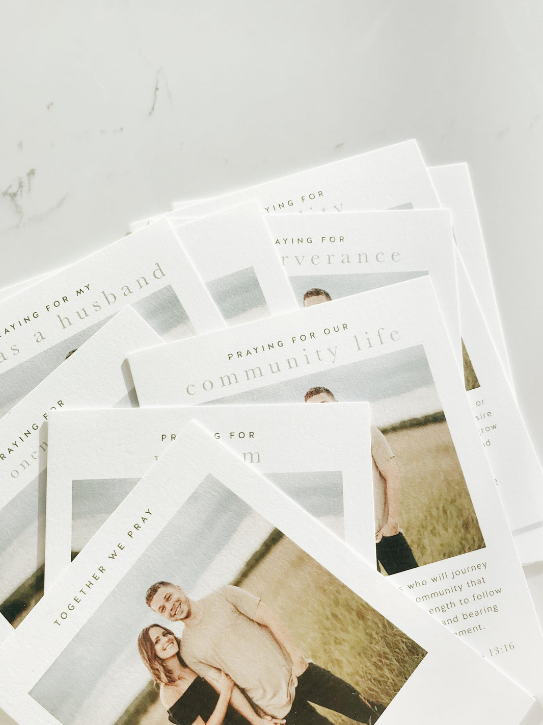 Custom Scripture Prayer Cards with Photos by Backgate Prayers