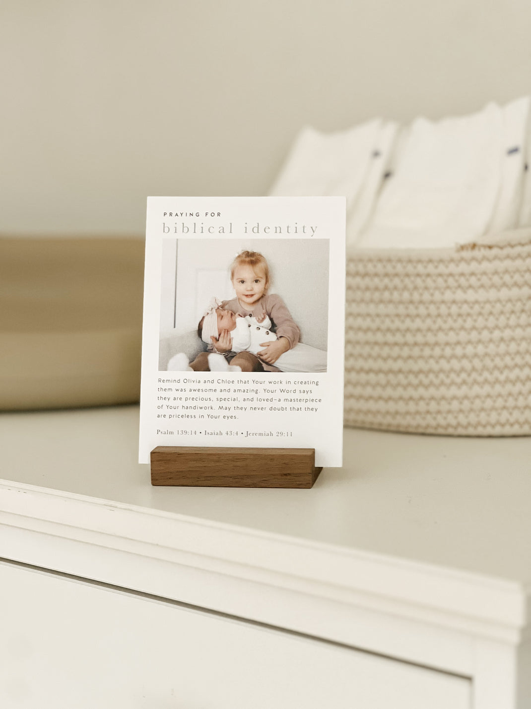 Custom Scripture Prayer Cards with Photos by Backgate Prayers